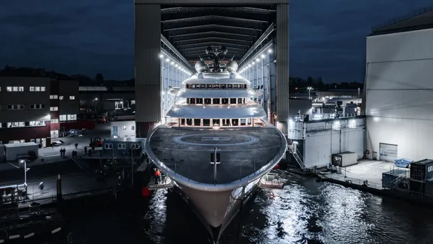 Blue yacht (Lurssen, 160.6m, 2022)